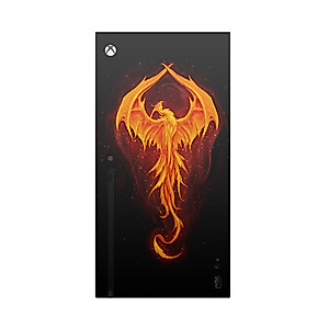Head Case Designs Officially Licensed Christos Karapanos Dragon Phoenix Art Mix Vinyl Sticker Gaming Skin Decal Cover Compatible With Xbox Series X Console