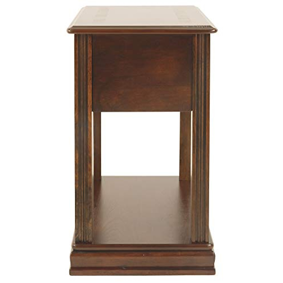 Signature Design by Ashley Breegin New Traditional Wooden Chair Side End Table, Brown