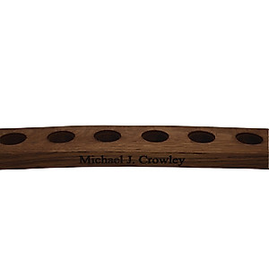 Personalized Laser Engraved Center Barrel Stave Stopper Cork Display Made To Fit Blanton's Bourbon Horse Stoppers- Wall Mountable