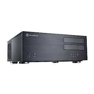 SilverStone Technology Home Theater Computer Case with Aluminum Front Panel for E-ATX/ATX/Micro-ATX Motherboards GD08B