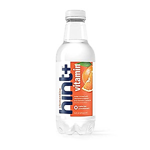 Hint+ Vitamin Clementine, Water Infused with Clementine Plus a Vitamin Boost, 50% Daily Value Vitamin C, Vitamin A, B12, Zinc, Zero Sugar, Zero Calories, Zero Diet Sweeteners, 16 Fl Oz (Pack of 12)