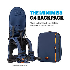 MiniMeis Universal G4 Backpack - Compatible with G4 Baby Carriers - Navy