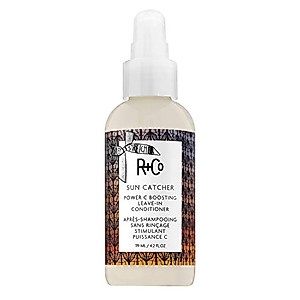 R+Co Sun Catcher Power C Boosting Leave-In Conditioner | Protective Nourishment + Detangles + Softens | Vegan + Cruelty-Free | 4.2 Oz