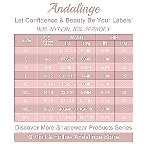 Andalinge Waist Trainer for Women Weight Loss Girdle Upgraded Hourglass Waist Cincher Shaper with Steel Bones Extender