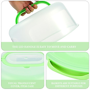 Luxshiny Box Cake Box Dessert Container Cake Holder Cake Container