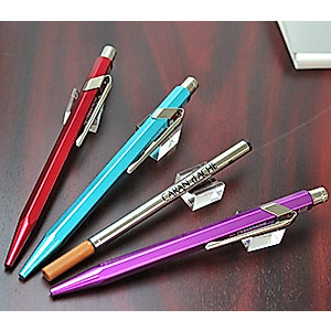 Caran d'Ache 849 Popline Metal x Red Ballpoint Pen with Metal Case (849.780)