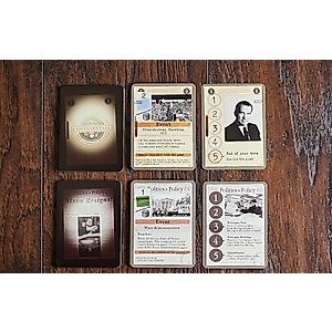Capstone Games: Watergate, Strategy Board Game, History of Watergate Included with Game, 2-Player Game of The Year 2019, Ages 12 and Up, Cover Color May Vary