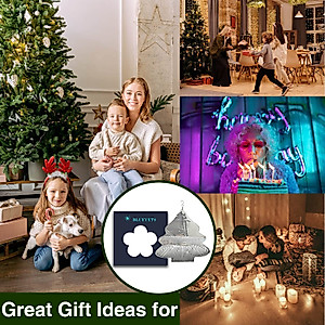 Blueyets Wind Spinner Hanging Outdoor Garden Sculpture & Statues Sun Catcher Reflect Light for Home 3D Metal Crafts Ornaments Decoration Kinetic Art Outside Decor Gift Ideas for Women, Tree Shape