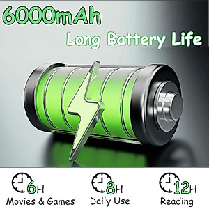 DOMATON Kids Tablet with Gamepad, 10 Inch Tablet for Kids, Android 12, Parental Control, Kid Contents Pre-Installed, 32GB(SD to 128GB), Case with Stand, Blue