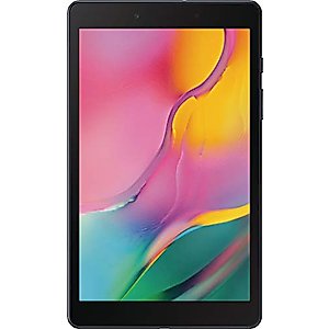 Samsung Galaxy Tab A 8.0" (2019, WiFi + Cellular) 32GB, 5100mAh Battery, 4G LTE Tablet & Phone (Makes Calls) GSM Unlocked SM-T295, International Model (Black) (Renewed)