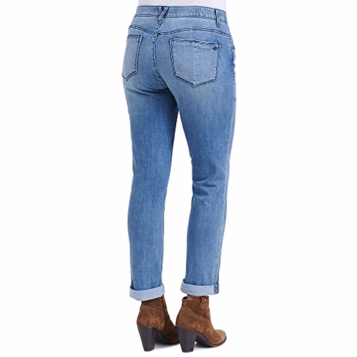 Democracy Women's Petite Ab Solution Girlfriend, Blue, 8P