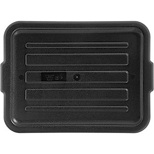 Carlisle FoodService Products N4401203 Comfort Curve™ Ergonomic Wash Basin Tote Box Lid, Universal, Black