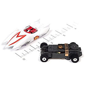 Auto World Thunderjet Speed Racer - Mach 5 (Race Worn) HO Scale Slot Car