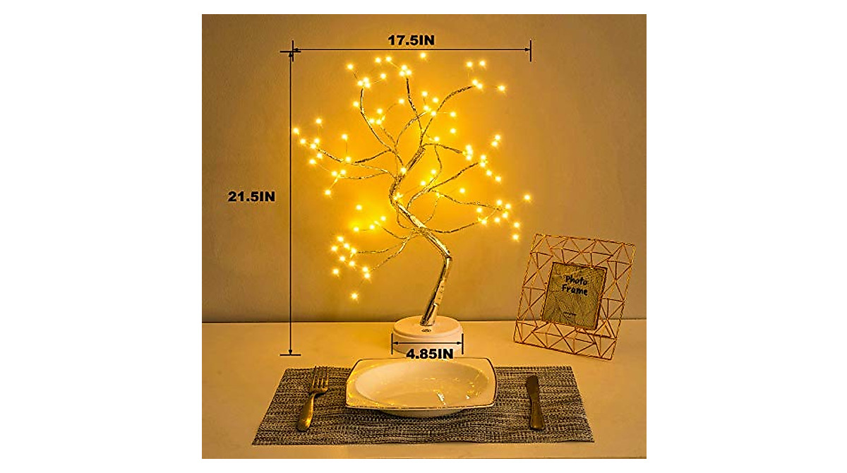 Fairy Sparkly DIY Tree Lamp with Remote Control
