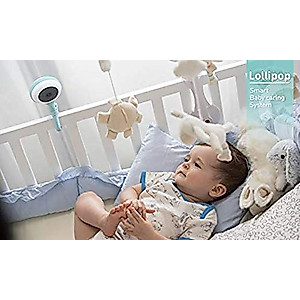 Lollipop Video Baby Monitor with Camera and Audio, Baby Camera Monitor with Crying Detection and Two Way Talk Back, Baby Video Monitor Bundled with Lollipop Baby Monitor