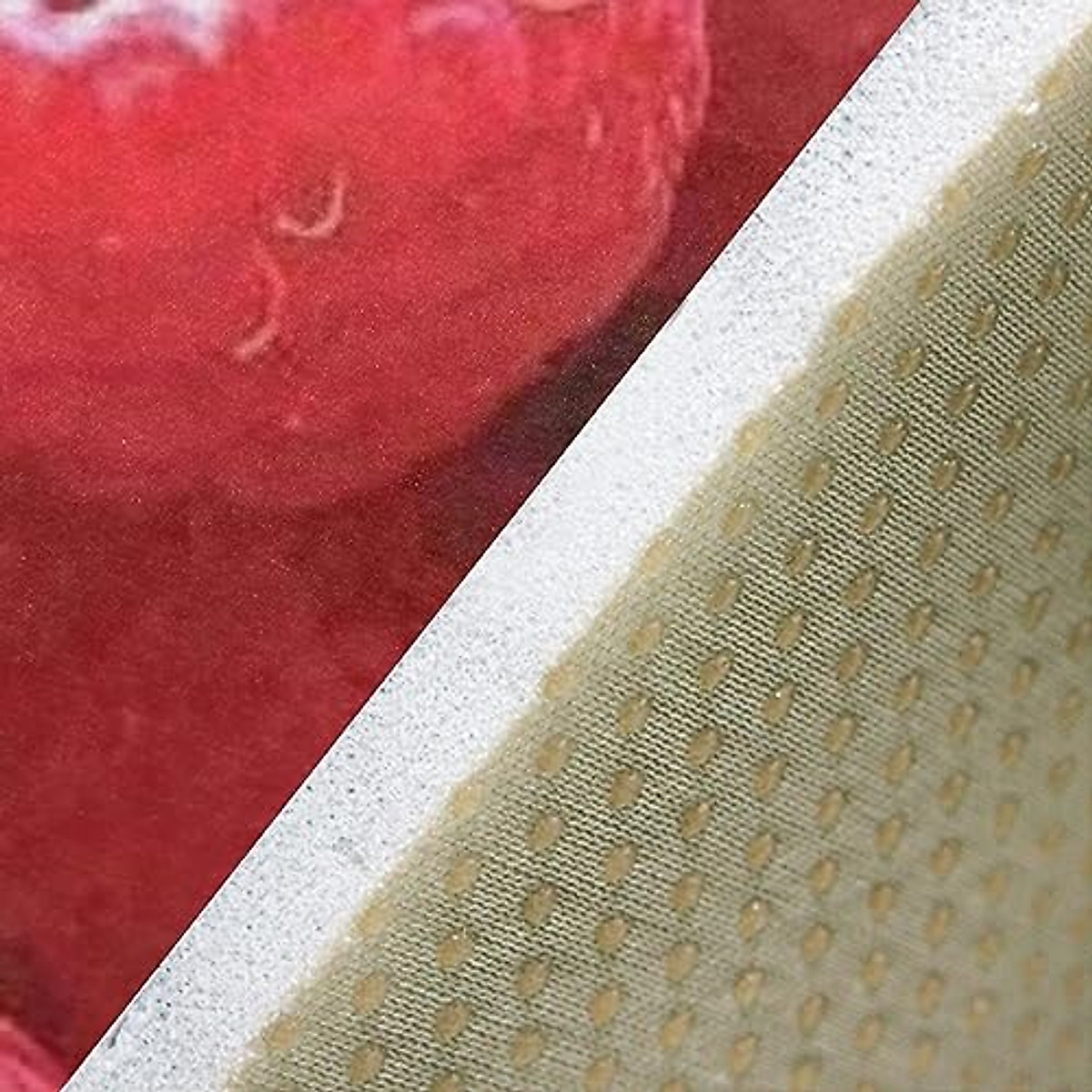 Doormat Welcome Door Mat-Red Raspberries As Background 4x5 Film,Living Room Kitchen Floor Mat Home  Indoor Outdoor Decoration 24X16INCH