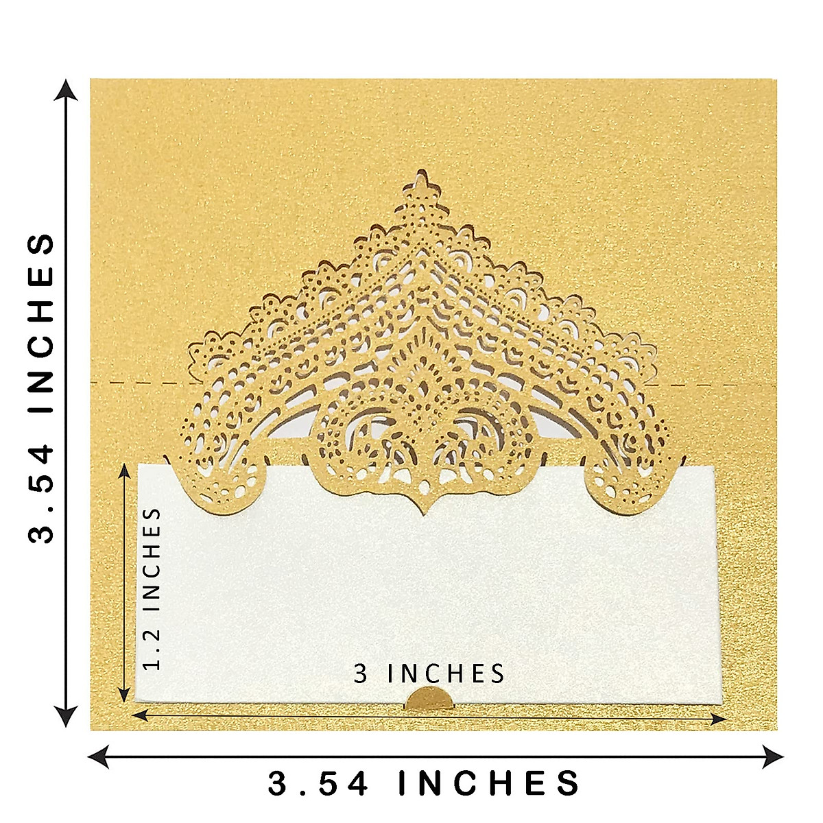 QI XIN 100Pcs Place Cards for Table Setting Decor Name Cards Tend Cards for Wedding Banquets Dinner Parties Bridal Shower