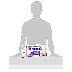 Cottonelle Ultra ComfortCare Toilet Paper, Bath Tissue, 12 Double Toilet Paper Rolls