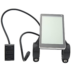 Haosie Ebike Display, 6 Pin E Scooter M5 LCD Panel Screen, 24V 36V 48V 60V Waterproof Electric Bike Motor Display, Electric Bike Accessories for 31.8 22.2mm Handlebar Electric Bikes