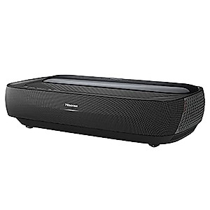 Hisense 120L9G-CINE120A 4K UHD Laser TV, Triple-Laser UST Ultra Short Throw Projector with 120" ALR Screen, 3000 Lumens, Android TV, HDR10, 40W Dolby Atmos, Built-in Alexa and Google Assistant
