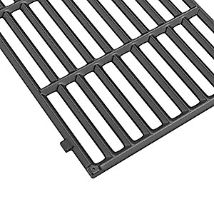 SafBbcue 7638 Cast Iron Cooking Grates Replacement for Weber E-310 E-320 S-310 Spirit II E-310 SP320 Spirit 700 Series Genesis Silver/Gold B/C 45010001 46510001 7526 7639 7525
