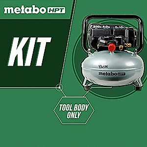 Metabo HPT Air Compressor | THE TANK™ | 200 PSI | 6 Gallon | Pancake | EC914S