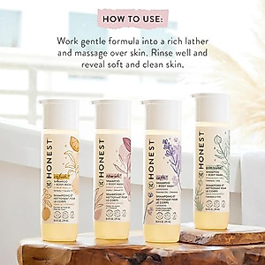 The Honest Company 2-in-1 Cleansing Shampoo + Body Wash | Gentle for Baby | Naturally Derived, Tear-free, Hypoallergenic | Citrus Vanilla Refresh, 18 fl oz