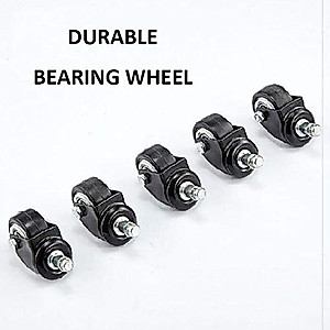 Master Massage Saddle Stool on Wheel，Saddle Chair Stool with Yellow PU Synthetic Leather Seat，Adjustable Height 45-58 cm，Supported weight 160 Kg，Saddle Rolling Swivel Stoolfor Beautician Hairdresser