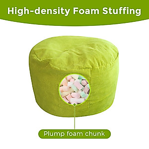MAXYOYO Giant Bean Bag Chair Bed for Adults, Convertible Beanbag Folds from Lazy Chair to Floor Mattress Bed, Large Floor Sofa Couch, Big Sofa Bed, High-Density Foam Filling, Machine Washable