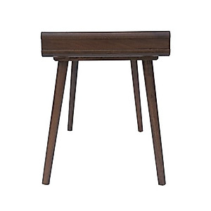Christopher Knight Home Peninah Mid-Century Rubberwood Writing Desk, Medium Brown, 23.5 inches deep x 40.10 inches wide x 30. 00 inches high