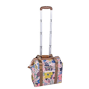 Lily Bloom Design Pattern Carry on Bag Wheeled Cabin Tote (Cabin Pink)