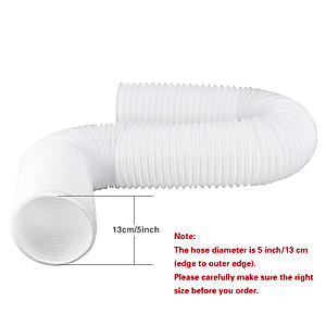 ABOAT Exhaust Hose for Portable Air Conditioner 5 Inch Diameter Universal with Length 59 Inch