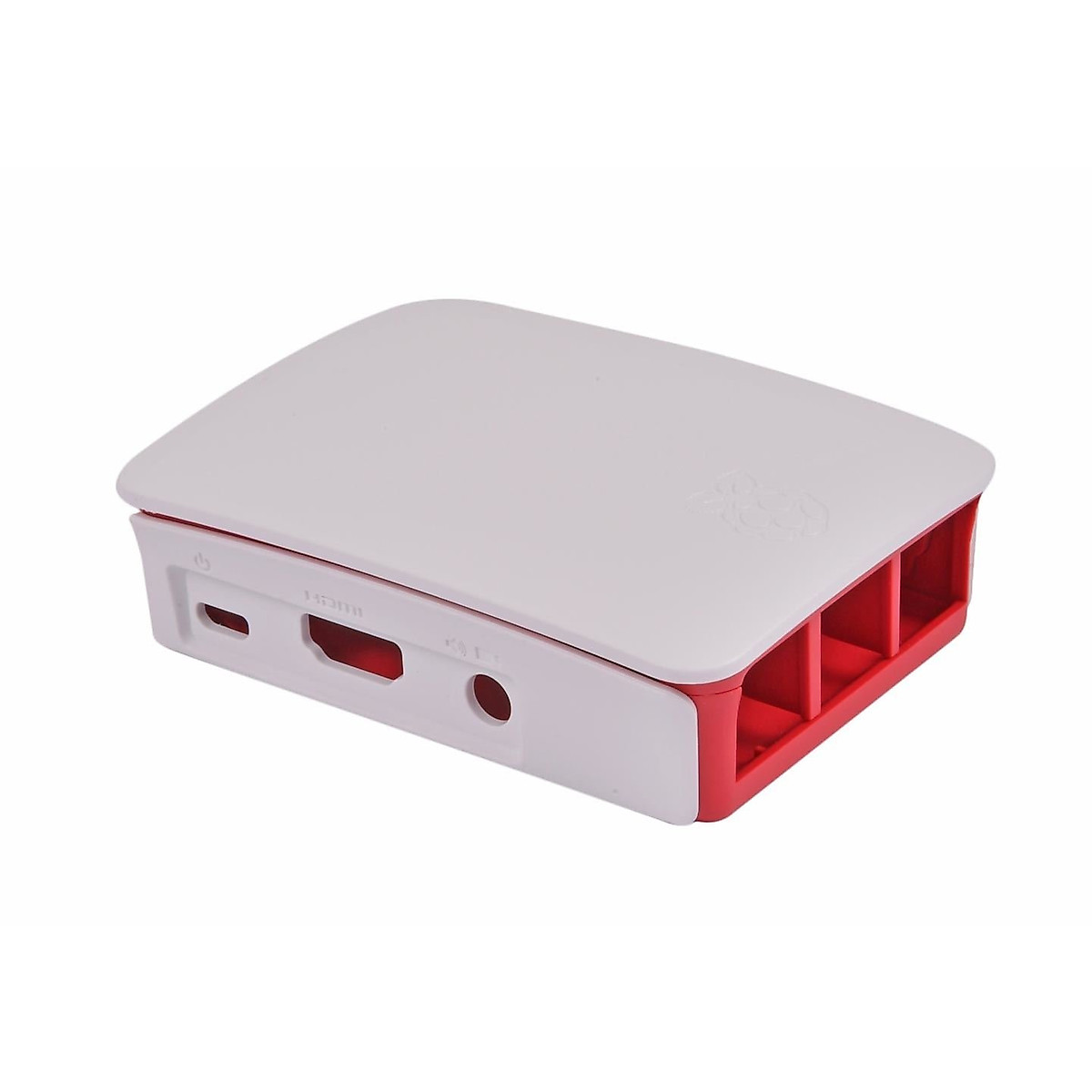 Raspberry Pi RASPBERRY-PI3-CASE Official Raspberry Pi 3 Case, Red/White