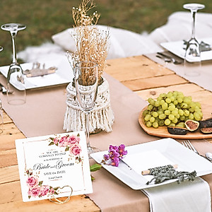 30Pcs Gold Place Card Holders for Weddings Table Card Holders Picture Holder Heart Name Card Holder Metal Place Cards for Table Setting (Heart)