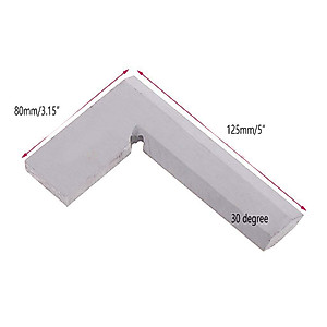 Dtacke Precision Machinist Style Magnetic Micro Square L Shaped Machinist Bevel Engineer Square 90° Degree Right Try Square Ruler
