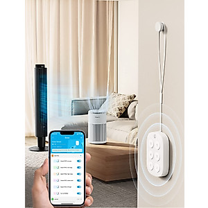 GoveeLife Wireless Mini Smart 6 Button Sensor, Group Control Multiple Devices, Versatile Control Button, Battery Powered, Supports Most Govee Smart Products