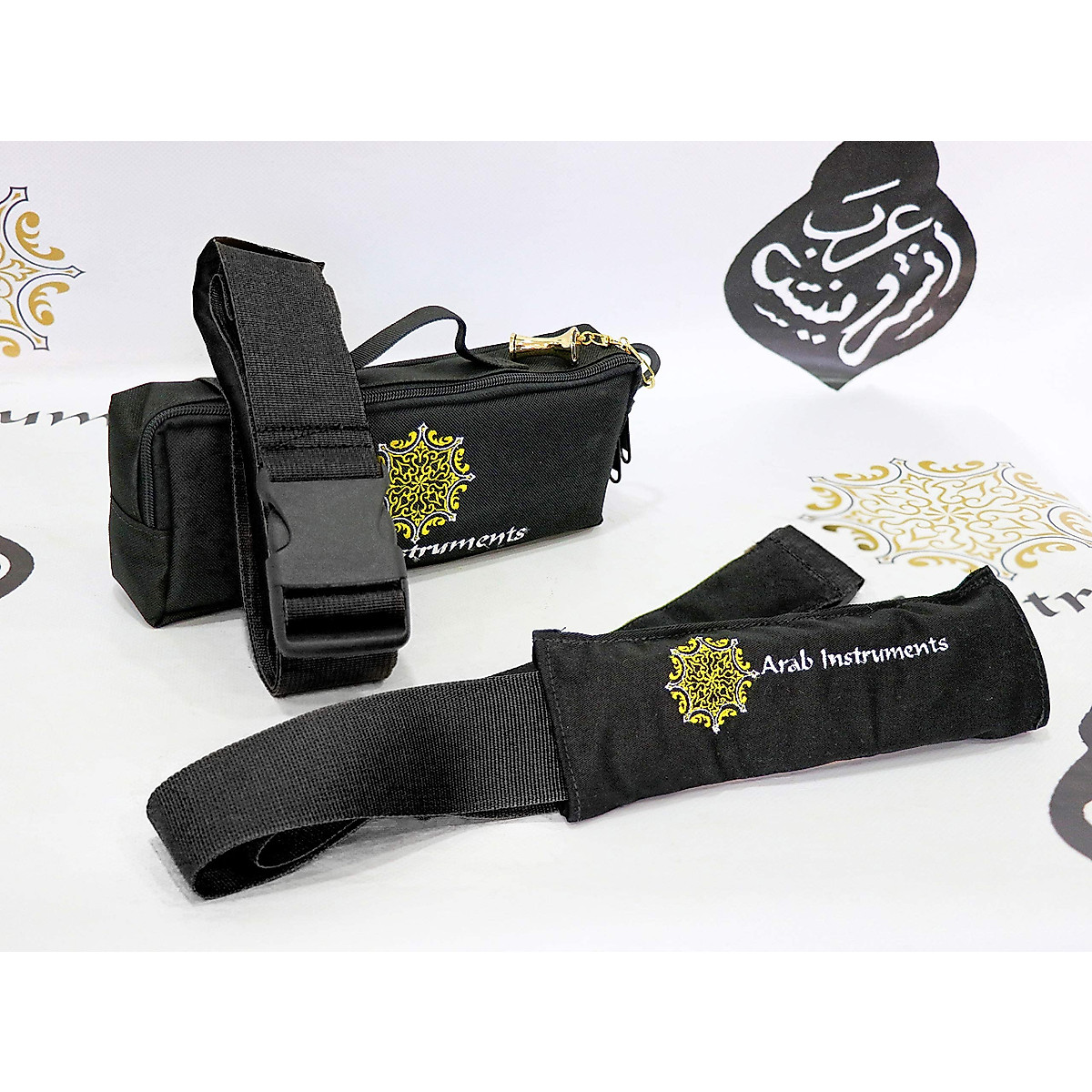 Doumbek/Darbuka Black Premium Strap + Key chain
