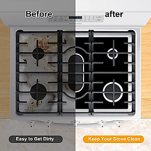 Stove Cover stove top protector, Non-Stick Stove Liner stove gap covers Stove Top Protectors for Samsung Gas stove burner covers，Washable Stove Protector Keep Stove Clean
