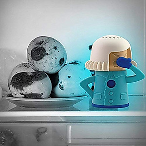 Chilly Cold Mama Fridge Cleaner Baking Soda Freezer Odor Absorber & Freshener Holder, Cool Mama Refrigerator Deodorizer Freezer Odor Household Kitchen Tools, Blue