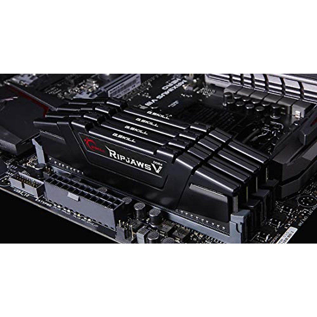 64GB G.Skill DDR4 PC4-28800 3600MHz Ripjaws V for Intel CL16 (16-19-19-39) Quad Channel kit (4x16GB)