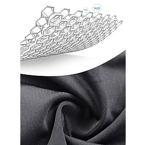 Motorcycle Balaclava with Glasses Holes, Breathable Face Mask Windproof Full Face Cover Hood Motorbike Riding Cycling Black