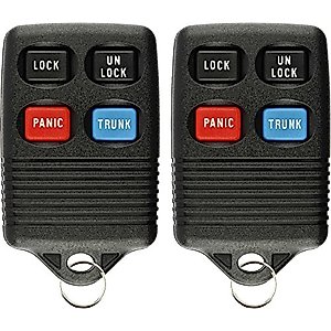 KeylessOption Keyless Entry Remote Control Car Key Fob Replacement for GQ43VT4T (Pack of 2)