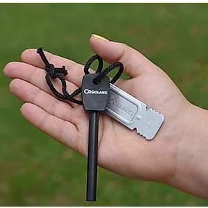 Coghlan's Waterproof Flint Striker Black ,3 7/8"