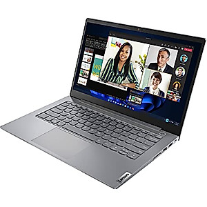 Lenovo Latest ThinkBook 14 Gen 4, 12th Gen Intel i7-1255U, 14.0" FHD (1920 x 1080) IPS, Anti-Glare, Touchscreen, 512GB SSD, 16GB DDR4 RAM, Thunderbolt 4, Warranty, Win 11 Pro - Mineral Grey