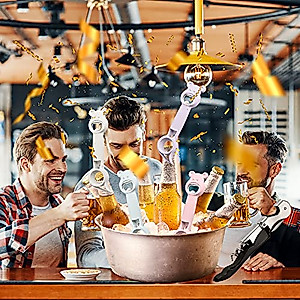 5 Pcs Bottle Opener come with Storage Box, 4 in 1 Multi Function Can Opener Bottle for Wine, Beer, Jars, Use Bottle Opener Tool can Protect the Nail for Arthritic Sufferers, Seniors, Children, Elderly