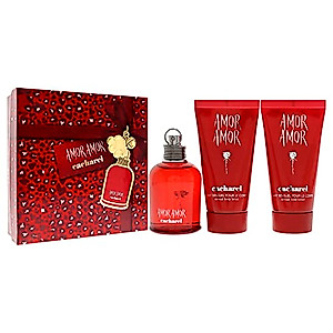 Cacharel Amor Amor Gift Set for Women, Eau de Toilette Spray Perfume 1.7 Fl. Oz., 2 Pack Body Lotion 1.7 Fl. Oz.