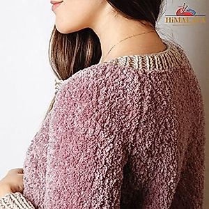 3 Ball/Skein Himalaya Koala Chenille Yarn, 100g/3.5 oz, 100 m/109 yards, 100% Micro Polyester Bulky Chunky Yarn, Baby Yarn, for Amigurumi, Baby Blankets, and Home Decor, 75704