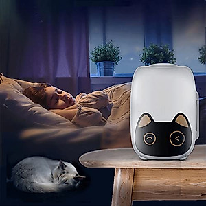 LZTET Mini Fridge for Bedroom - Car, Office Desk College Dorm Room - 12V Small Refrigerator for Food, Drinks, Skincare, Beauty Breast Milk (White)