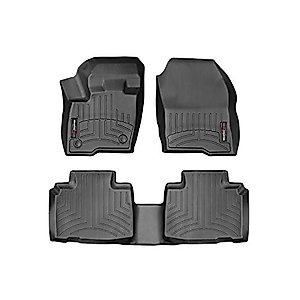 WeatherTech Custom Fit FloorLiners for Ford Edge, Edge ST - 1st & 2nd Row (44815-1-2), Black