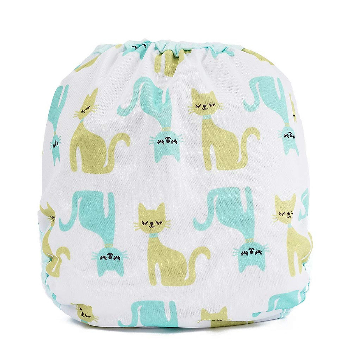 OsoCozy One Size Cloth Diaper Covers - Adjustable Snap Fit & Double Leg Gussets for Baby Boys & Girls from 8-35 Pounds. Use with Prefold, Flat or Fitted Cloth Diapers or Snap-in Inserts.